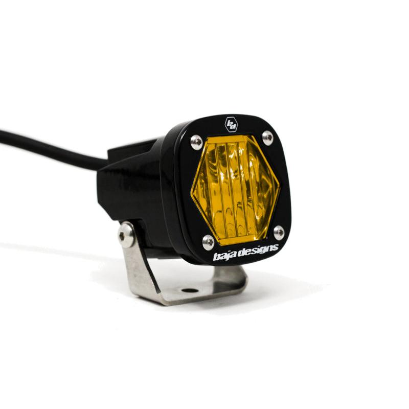 Baja Designs S1 Amber Wide Cornering LED Light w/ Mounting Bracket Sin – SR1 Performance