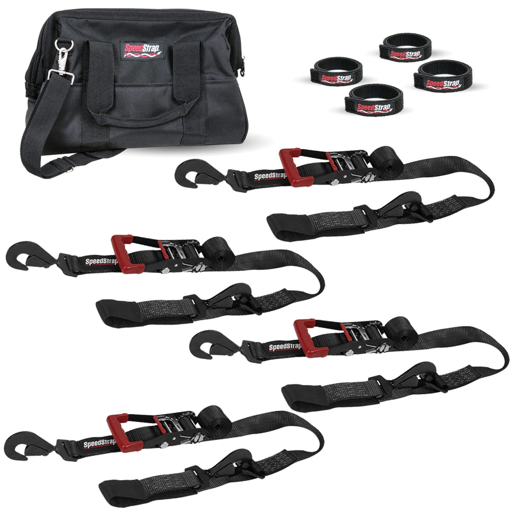 SpeedStrap Off Road Tie-Down Kit – 10,000lb Break Strength 4x4, Truck, – SR1 Performance