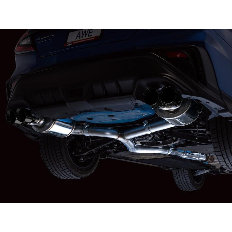 AWE Tuning 2022+ VB Subaru WRX Touring Edition Exhaust - Diamond Black ...