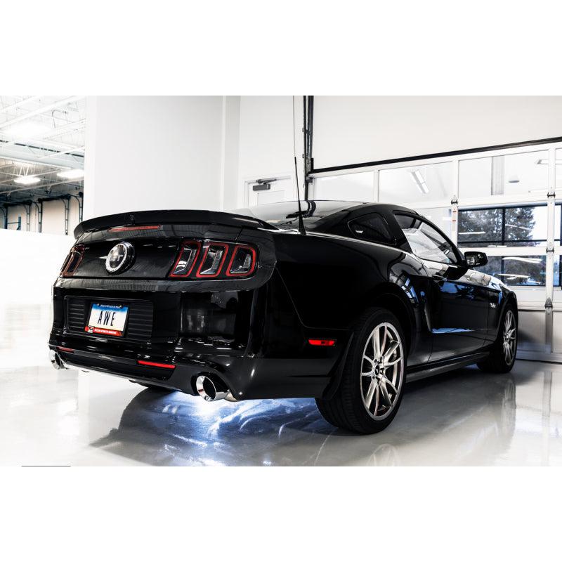 AWE Tuning S197 Mustang GT Axle-back Exhaust - Touring Edition (Chrome ...