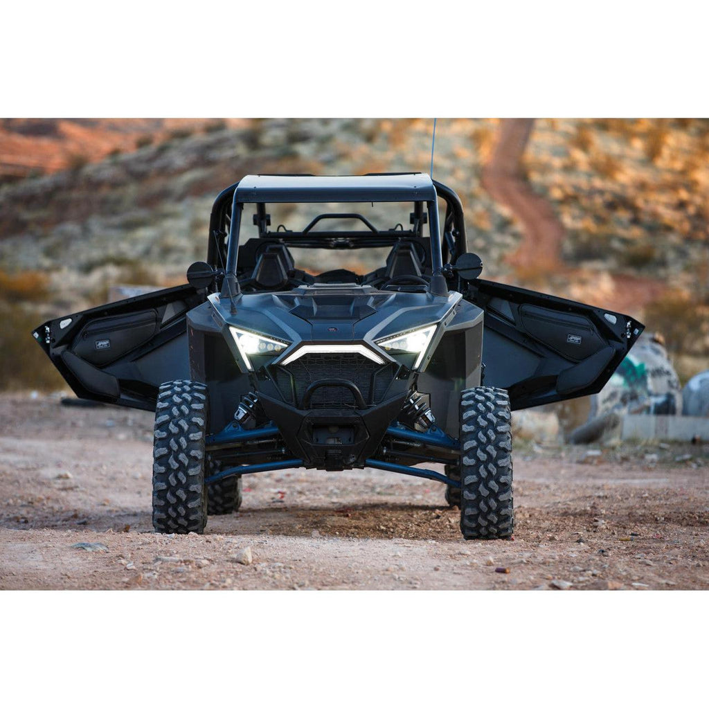 2020-2025 Polaris RZR UTV Front Door Bags with Knee Pads by PRP Seats ...
