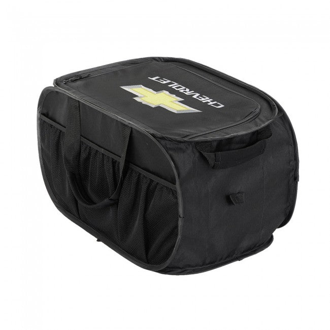 Chevrolet Gold Bowtie Pop Up Trunk Organizer - Black – SR1 Performance