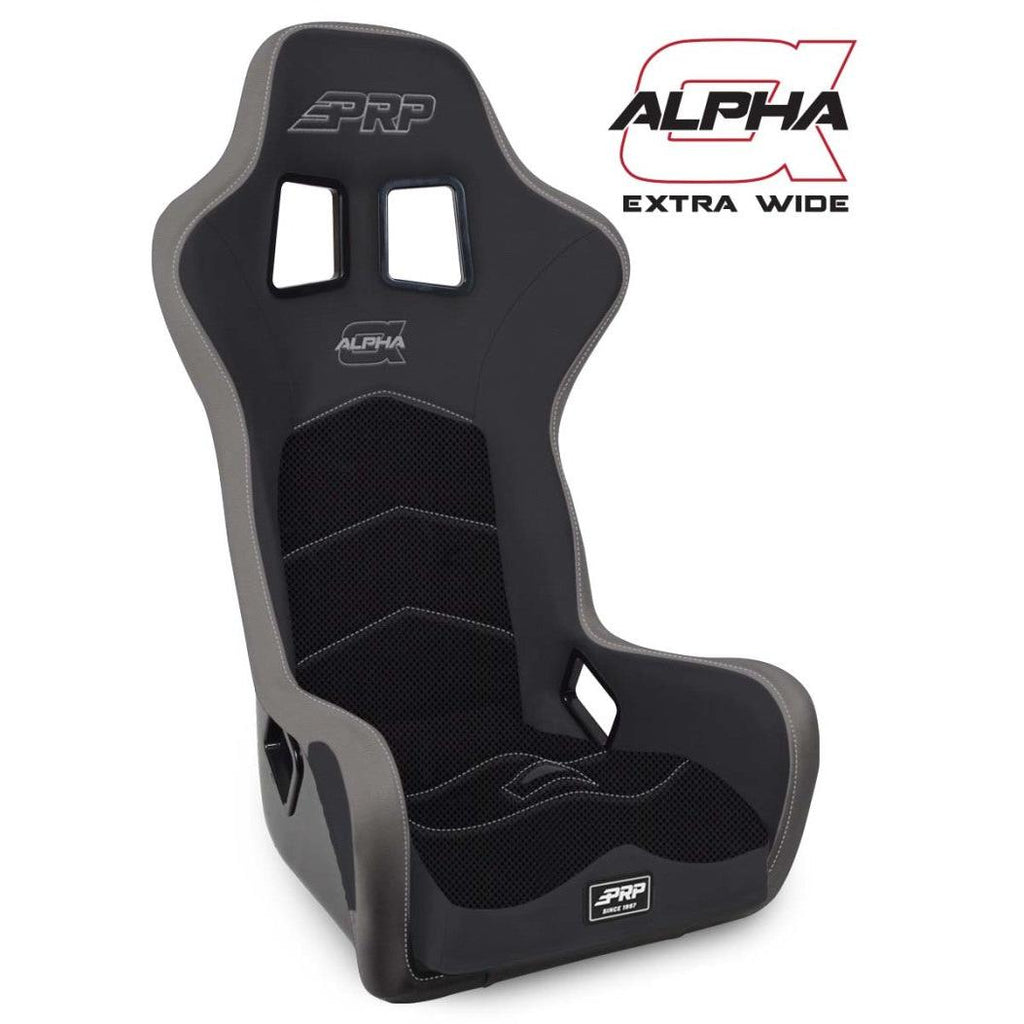 PRP Alpha Composite Seat/Extra Wide- Black/Grey – SR1 Performance