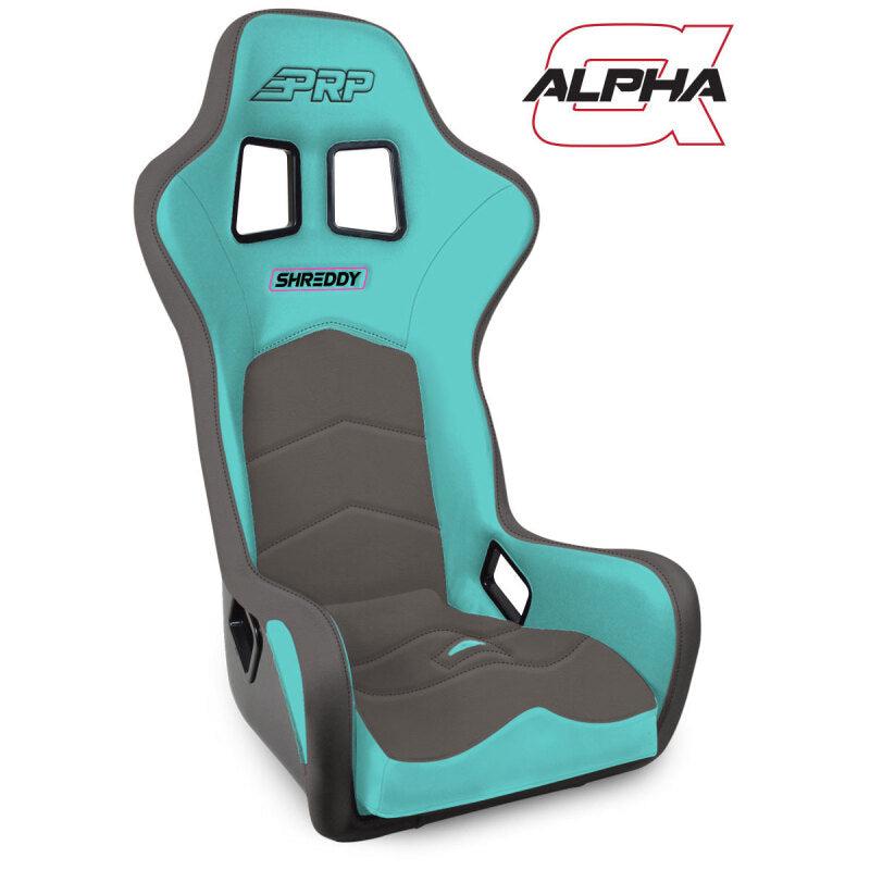 PRP Shreddy Alpha Composite Seat- Teal/Grey – SR1 Performance