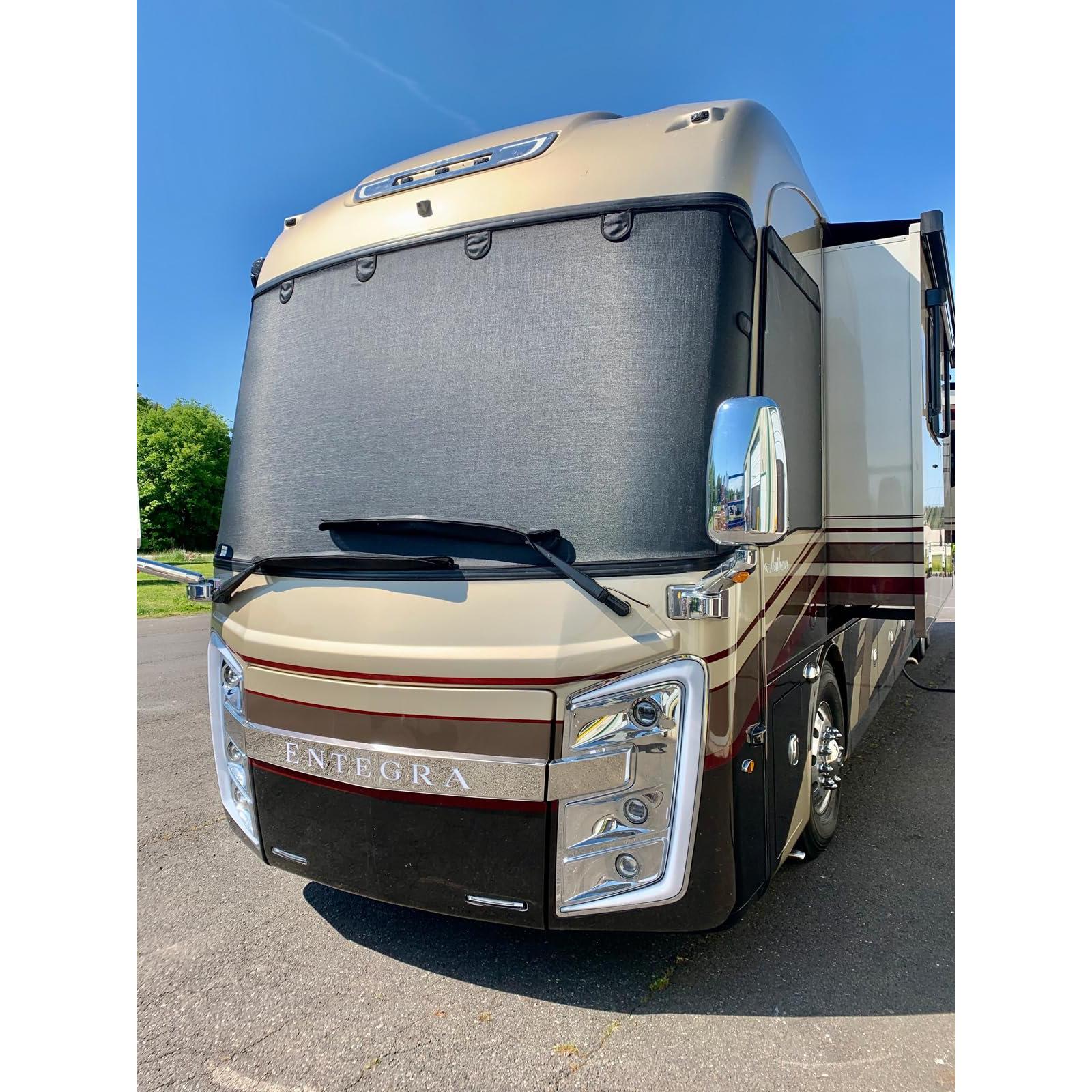 Class A RV/Motorhome Exterior Windshield Sun Shade by Magne Shade – SR1 ...