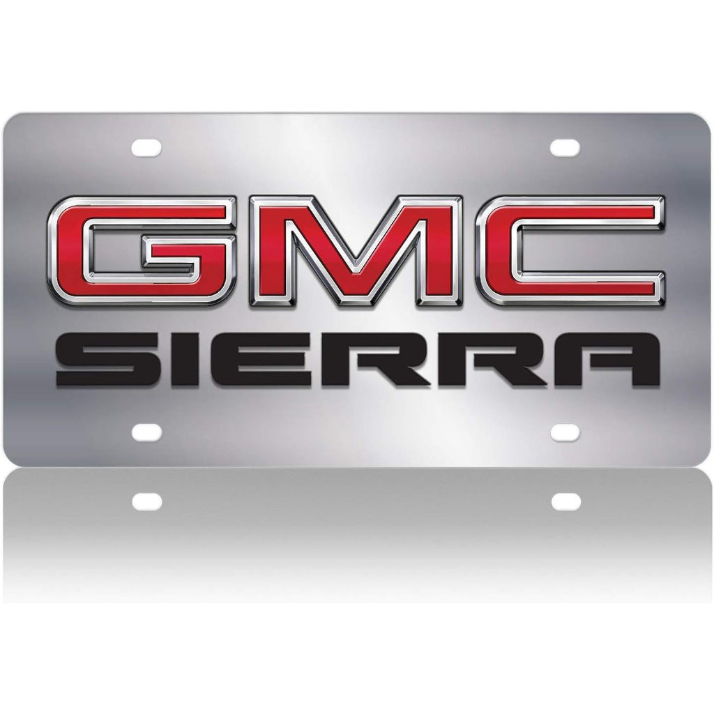 GMC Sierra Stainless Steel License Plate - Chrome – SR1 Performance