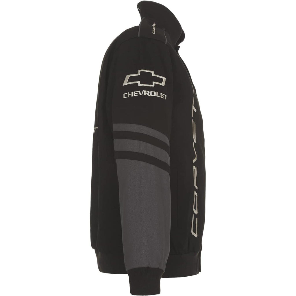 Men's Chevy Corvette C8 Jacket Embroidered Classic Twill Coat – SR1 ...