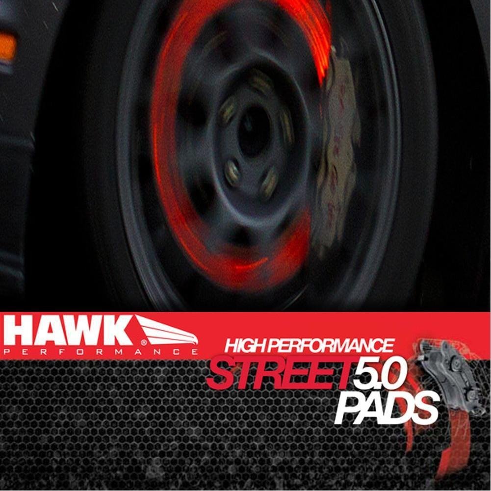 Corvette Brake Pads - Hawk High Performance Street 5.0 - Rear : 2006-2 ...