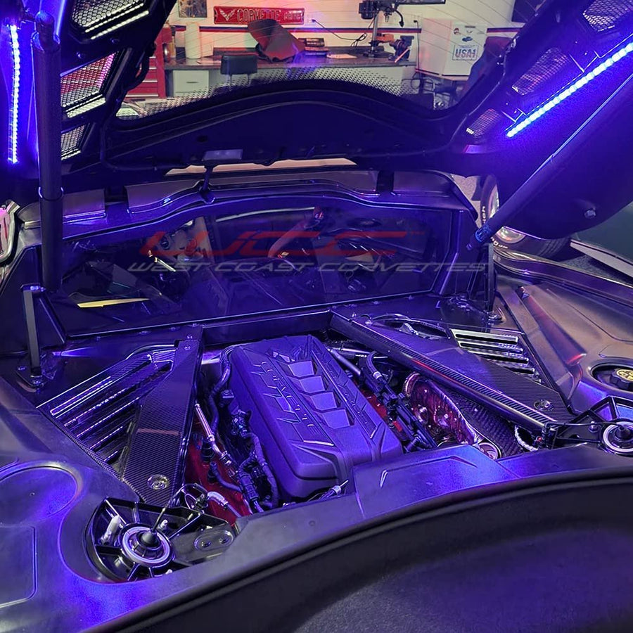 C8 Corvette - Engine Bay LED Lighting Kit - RGB : Stingray, Z51 – SR1 ...