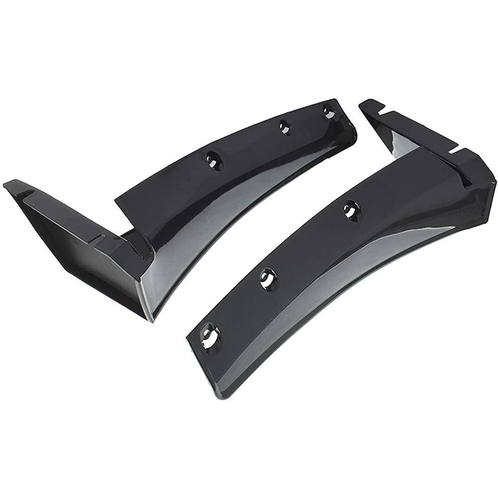 Corvette Stage 3 Front Bumper Canards for GM Splitter - Carbon Flash ...