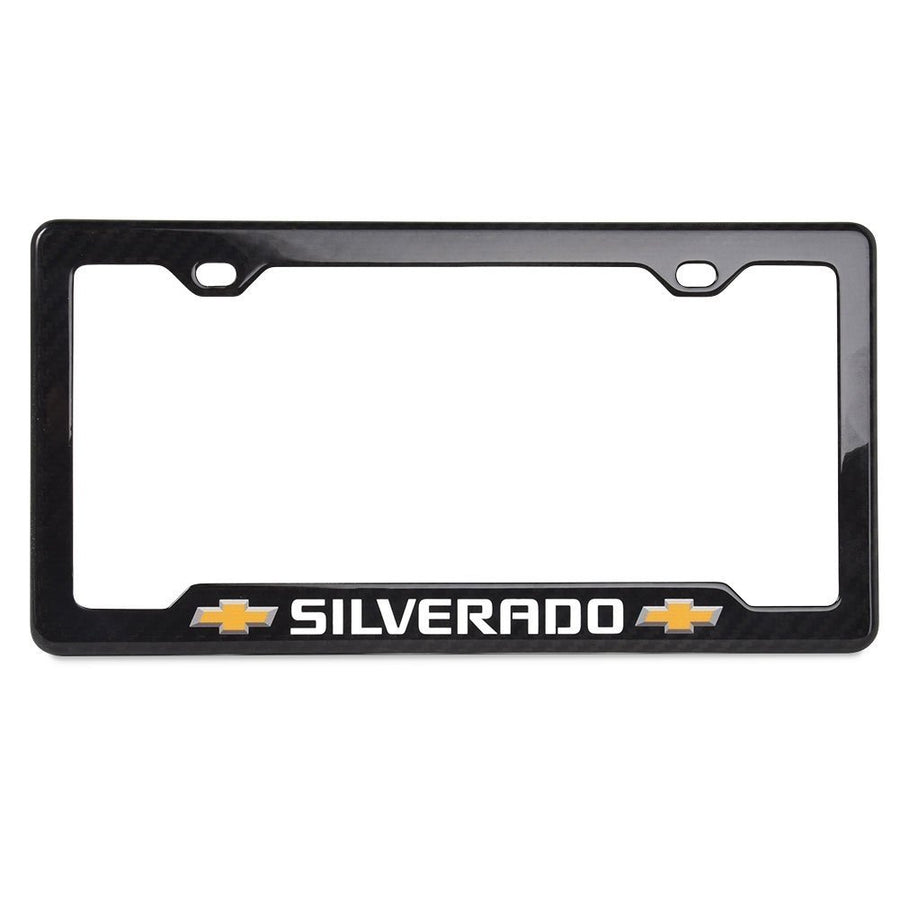 Chevrolet Silverado Bowtie Carbon Fiber License Plate Frame – SR1 Performance