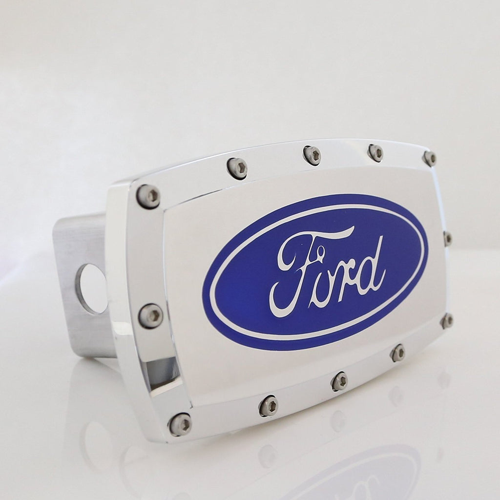 Ford F-150 Tow Hitch Cover - Billet Aluminum with Blue Logo – SR1 ...