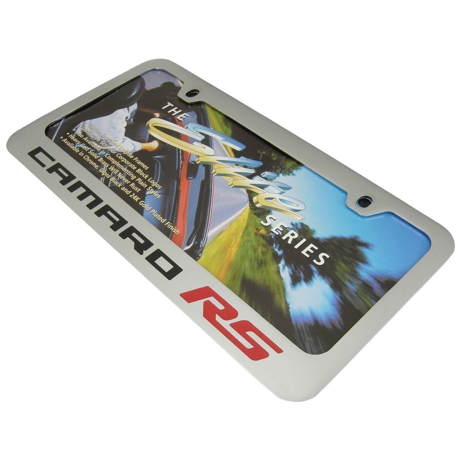 Camaro RS License Plate Frame - Chrome – SR1 Performance