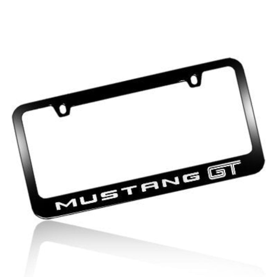 Ford Mustang GT License Plate Frame - Black – SR1 Performance